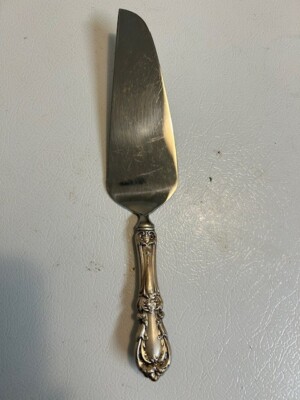 Vintage Reed & Barton 10" Sculptural Pie Cake Server Mirrorstele Blade | eBay