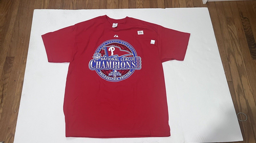 Philadelphia Phillies 08’ National League Champs Alstyle Red T-shirt ...
