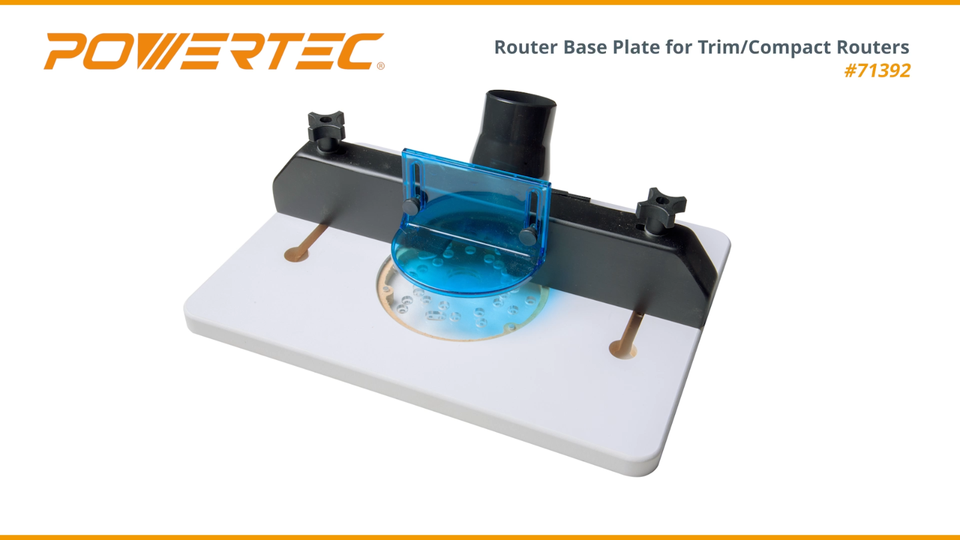 POWERTEC Portable Trim Router Table 71392 (toggle clamp not included ...