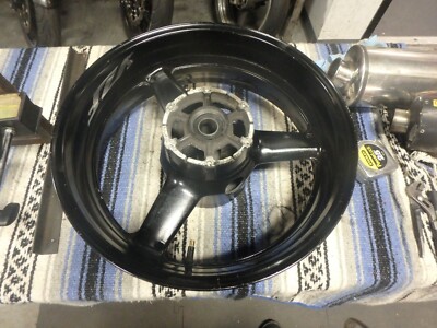 YAMAHA R6 99-02 REAR WHEEL, MEASURED STRAIGHT 12/12/19 | eBay