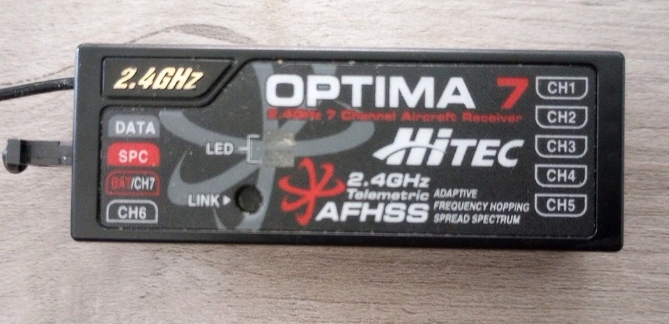 Hitec Optima 7 Receiver - Excellent Condition | eBay