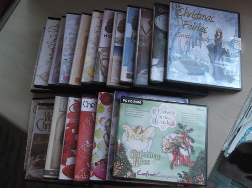 Debbi Moore Designs 19 Papercraft Card making CD-Roms Job lot +1 other ...