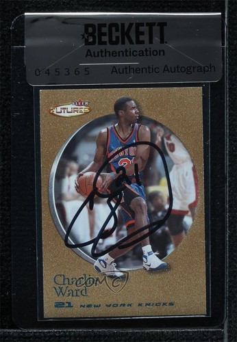 BAS 2000 Fleer Futures Copper /750 Charlie Ward #159 Seal of ...