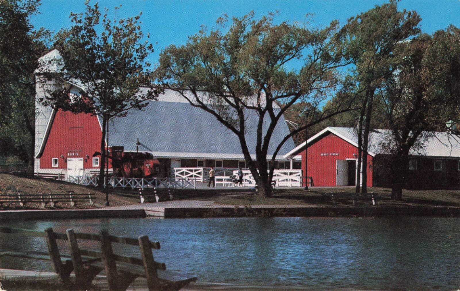 Postcard Little Red Farm Lincoln Park Illinois | eBay