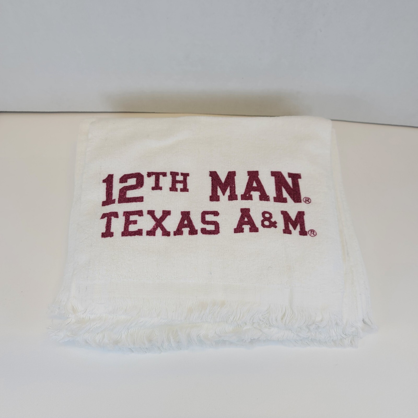 One White 12th Man Texas A&M Aggies Towel | eBay