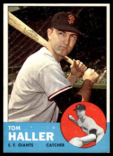 1963 Topps Tom Haller #85 San Francisco Giants Baseball Card | eBay