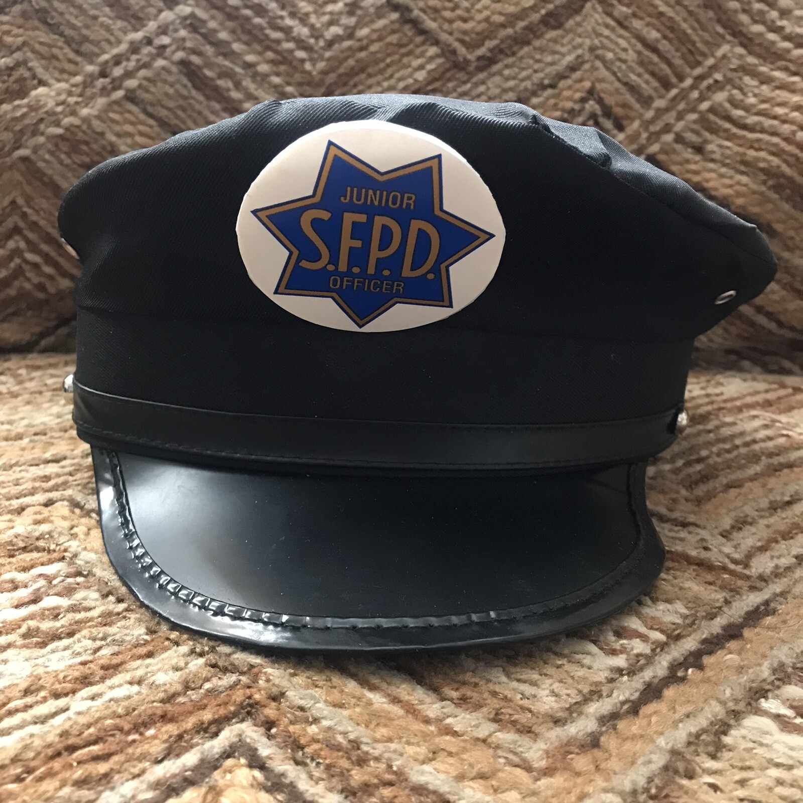 Halloween San Francisco Junior Toy Police Officer Badge Uniform Cap Hat ...
