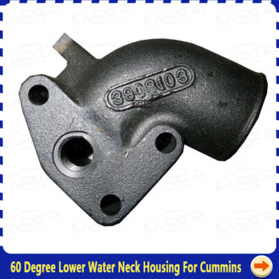 3903103 3934878 For Cummins 60 Degree Lower Water Neck Housing New | eBay