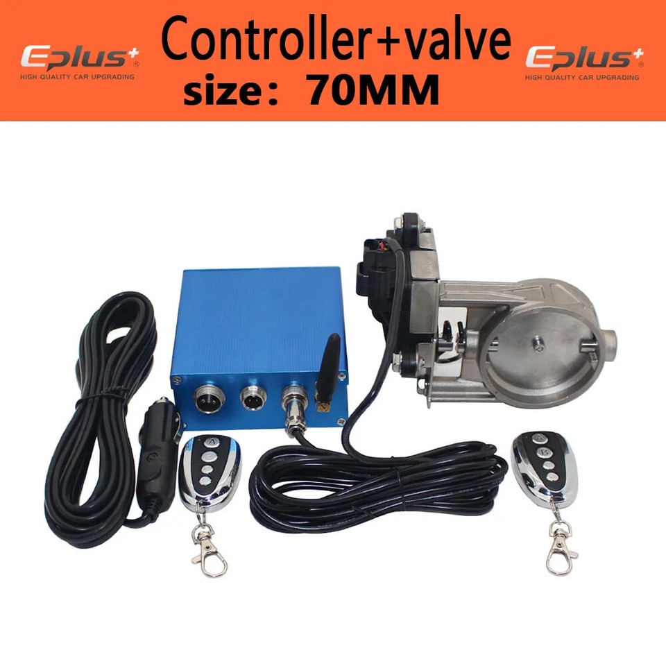 Car Exhaust Pipe Electronic Valve Kit Controller Device Remote ...