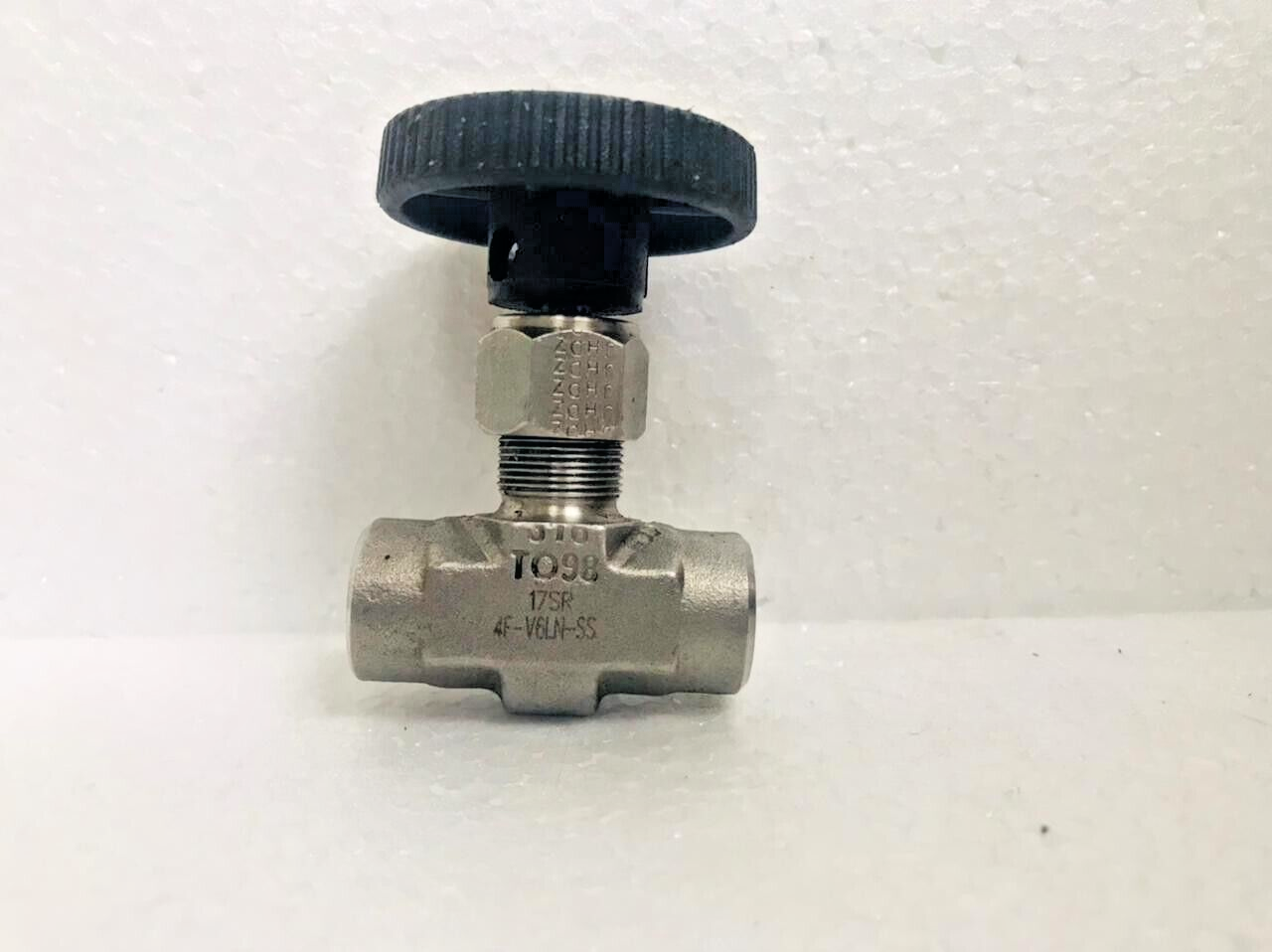 Parker 316 Stainless Steel Inline Process Needle Valve with PTFE Stem ...