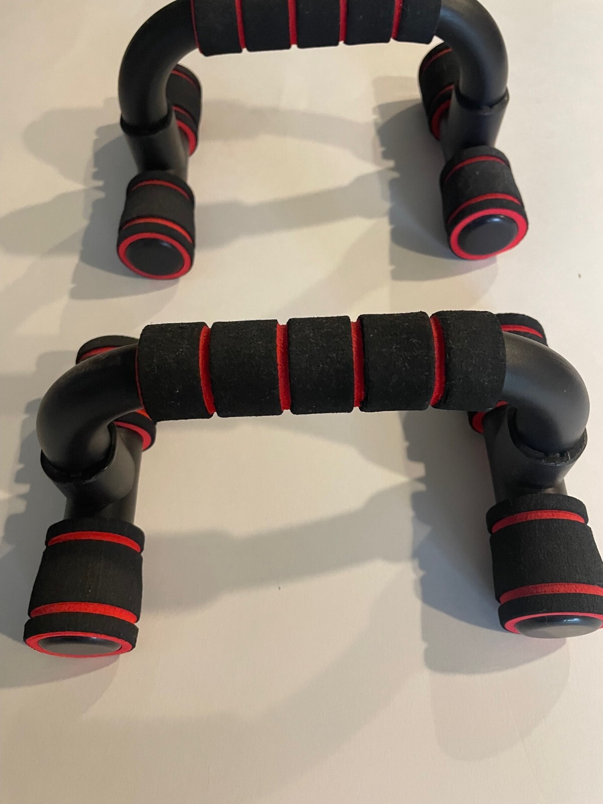 1 Pair of Push Up Bars Non-Slip Rubber Handles Stands Fitness Exercise ...