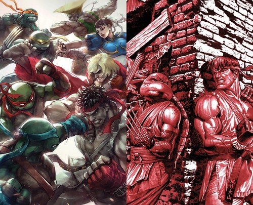 TMNT Vs Street Fighter #1 Ivan Tao & Mico Suayan SET | eBay