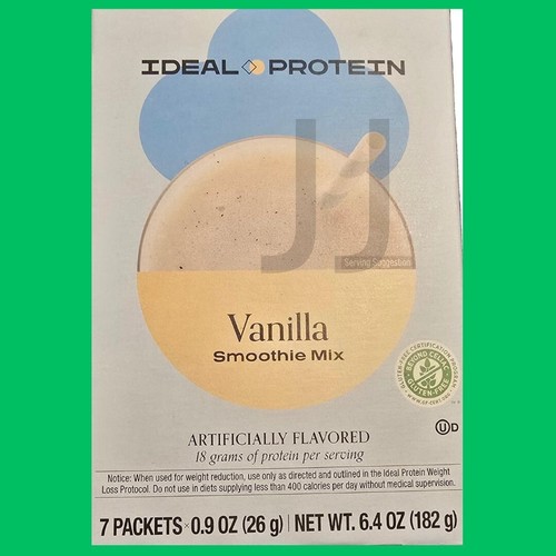 Ideal Protein Vanilla Smoothie Mix - 7 packets | eBay