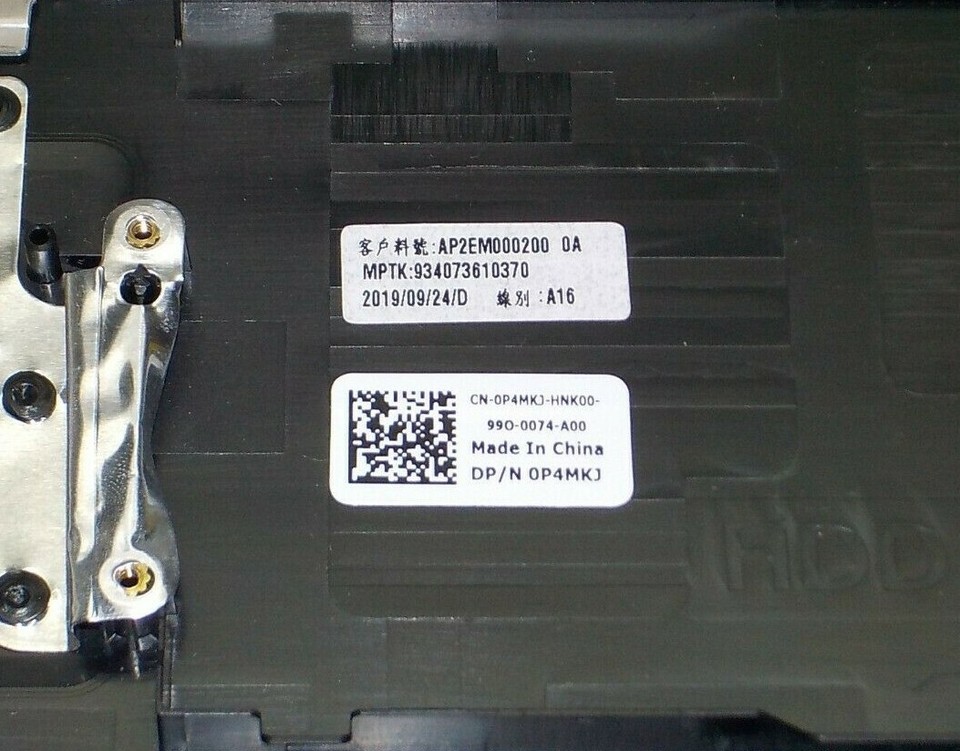 OEM Dell Inspiron 15 3000 Series Palmrest Touchpad US/EN Keyboard HUL38 ...