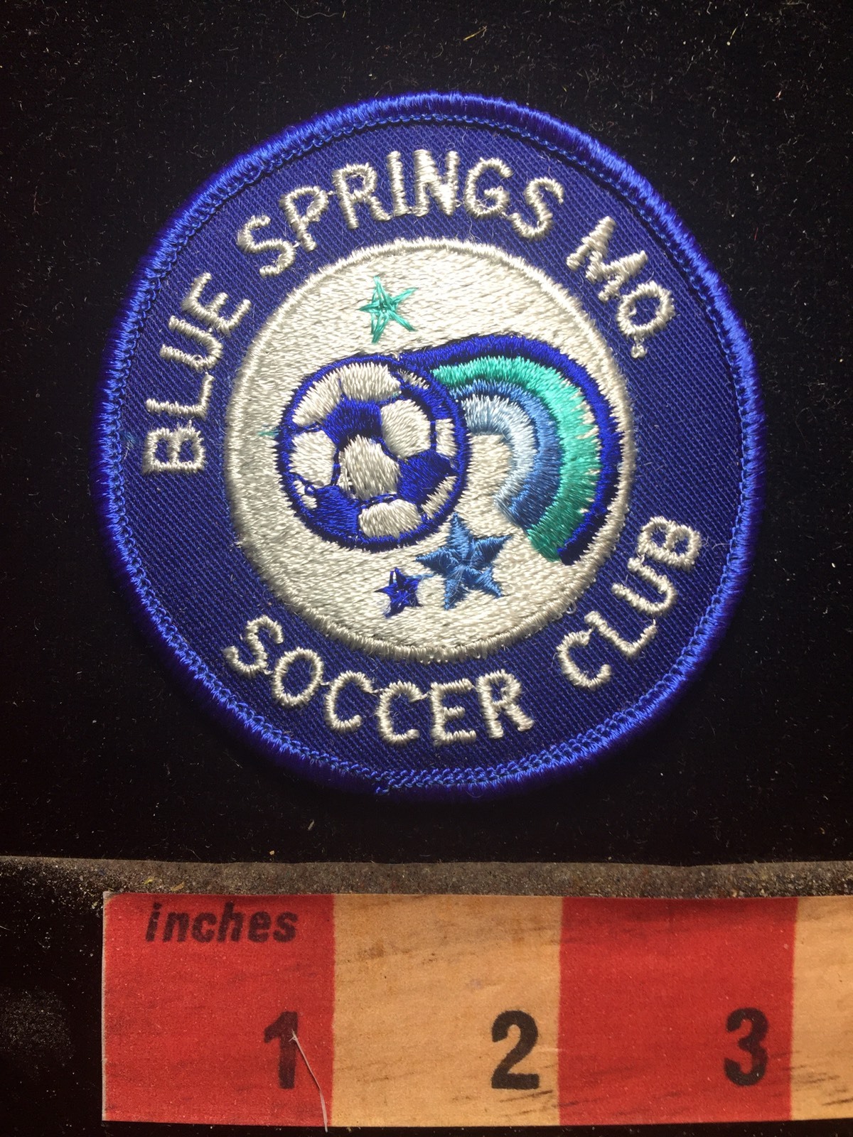 Vtg BLUE SPRINGS MISSOURI SOCCER CLUB Uniform Patch 76YG | eBay