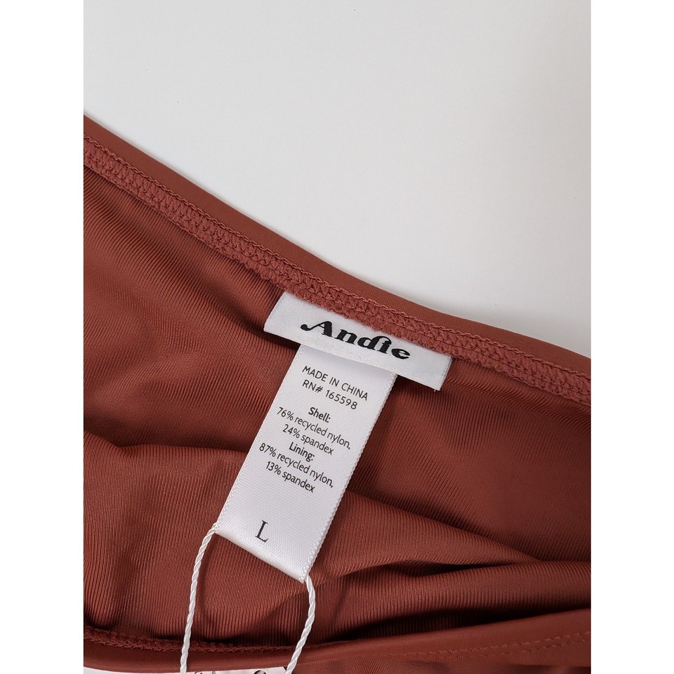 Andie Swim Bikini Bottom Clay Swimsuit Large | eBay UK