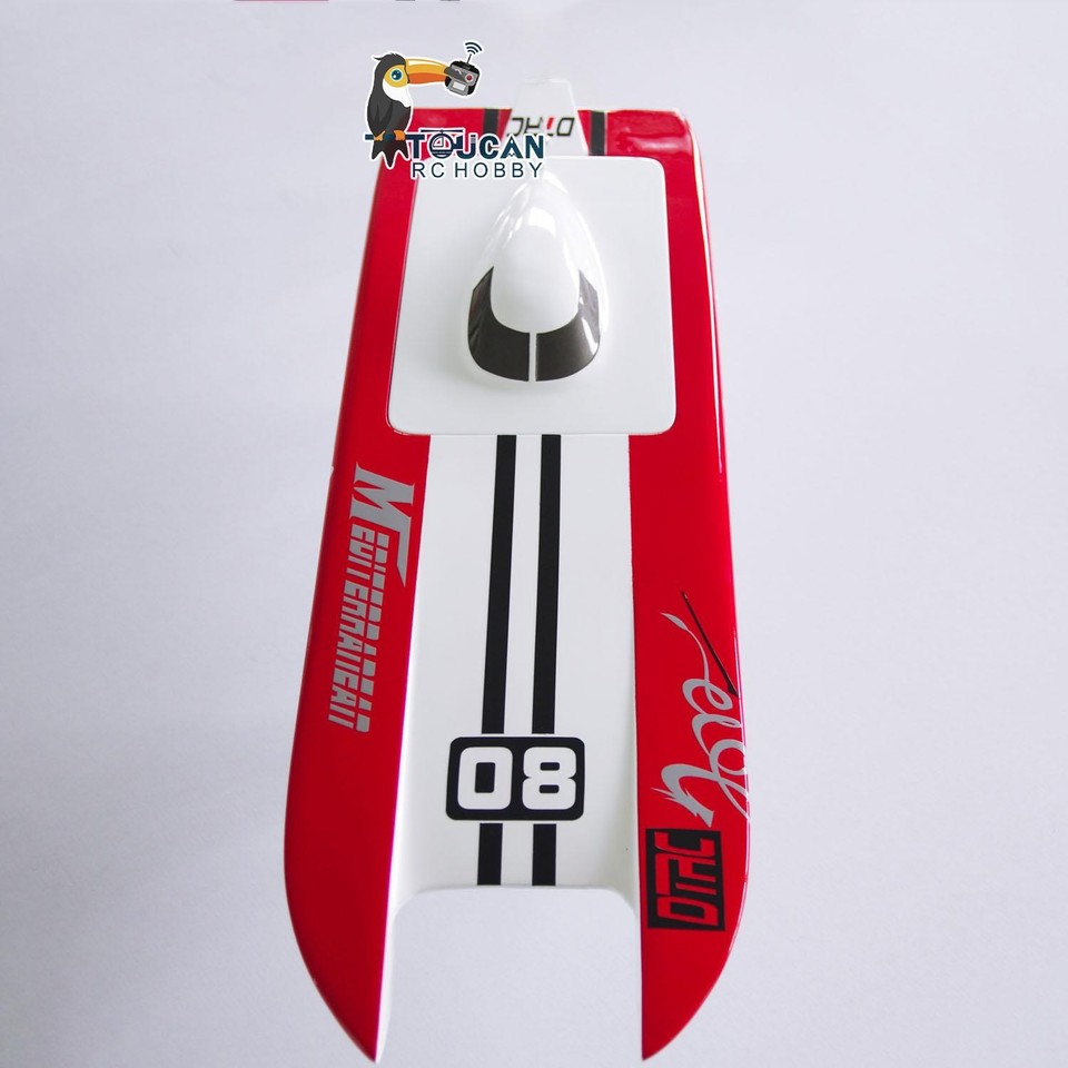 E32 Prepainted Red Electric Racing KIT RC Boat Hull Only for Advanced ...