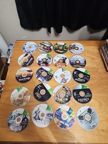 Xbox 360 Game Lot Of 20 Assorted Disc Only Games | eBay