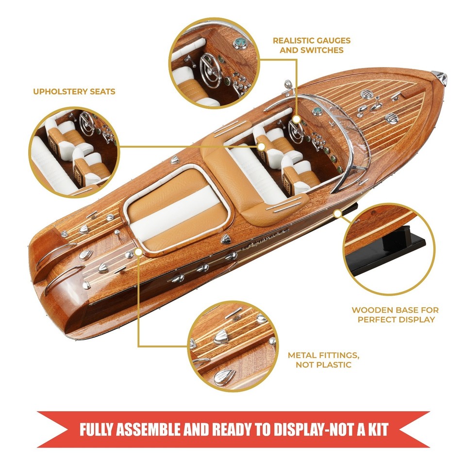 Vintage Wooden Handmade Ship Model For Home Decor, Birthday Gift ...