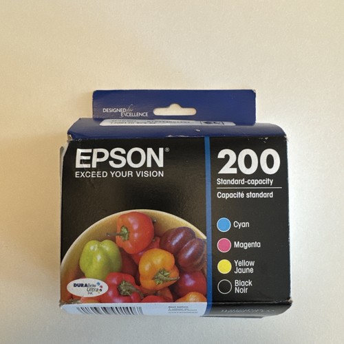 Epson 200 SET GENUINE Black Color ink cartridge XP200 300 310 400 WF ...