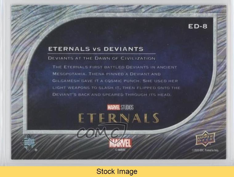 2023 Upper Deck Marvel Eternals vs Deviants Deviant Thena #ED-8 READ ...