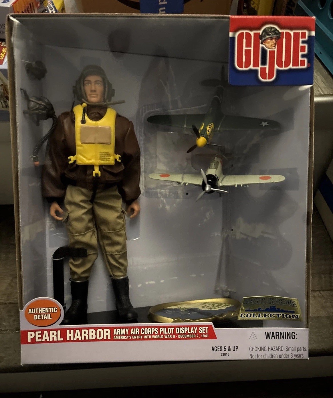 Brand New GI JOE PEARL HARBOR ARMY AIR CORPS DISPLAY SET - Mfg. 2000 ...