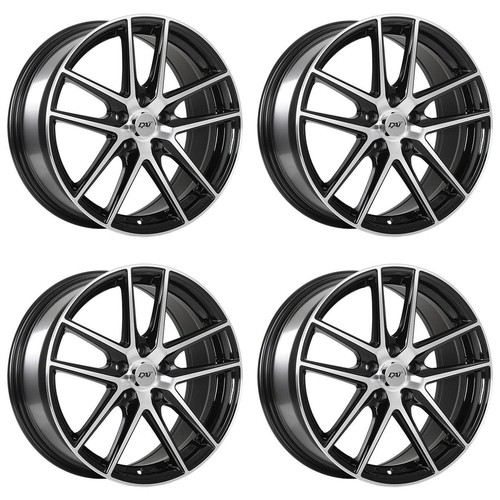 Set of 4 14in Black Alloy Wheel Rims for Pontiac Firefly, DAL44R4 4x100 ...