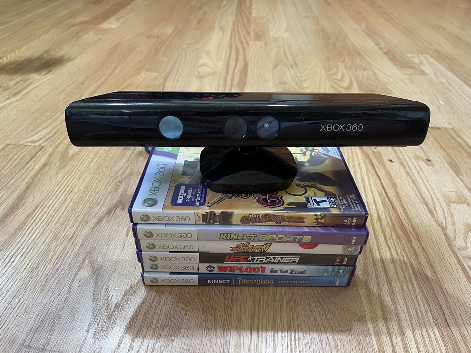 Xbox 360 Kinect Sensor Bar and 6 Games Bundle TESTED | eBay