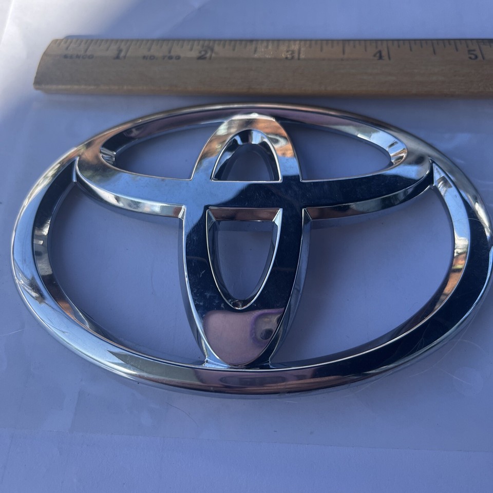Toyota Front Grille Emblem Badge Logo OEM 4.5” | eBay