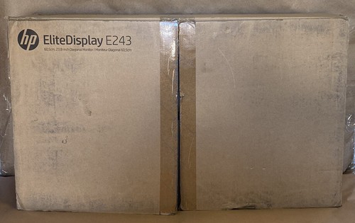 HP EliteDisplay E243 23.8" 1920x1080 Widescreen LED Monitor *New, Open ...