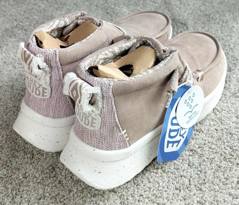Hey Dude Women Size 6/6.5 Wendy Peak Hi Suede Boot Water Repellent ...