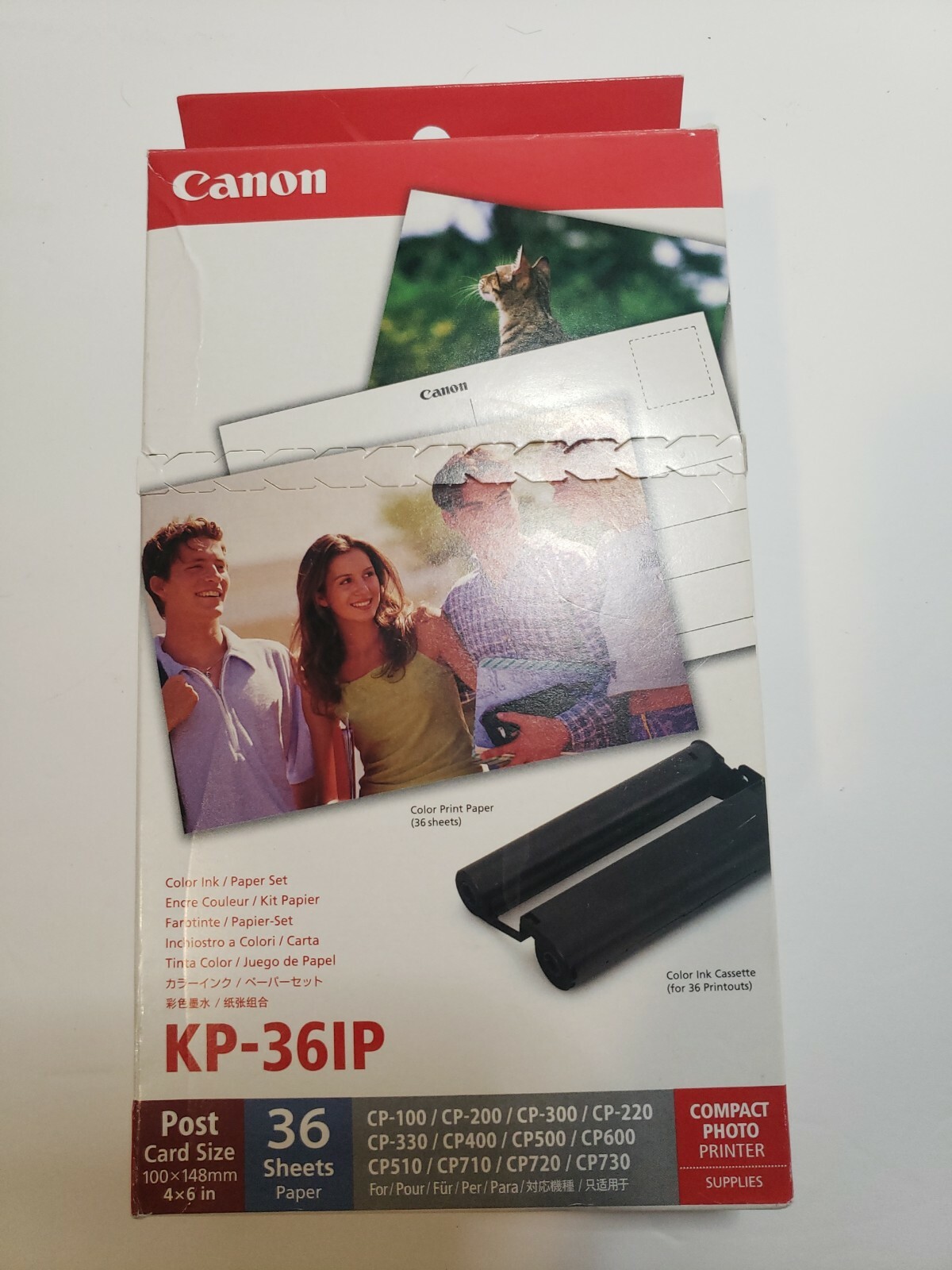 CANON COLOR INK / PAPER SET KP-36IP ink cassette 36 sheets color ...