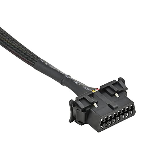 30cm/12 OBD2 OBD II 16 Pin J1962F Female to Open Braid Dash Port ...
