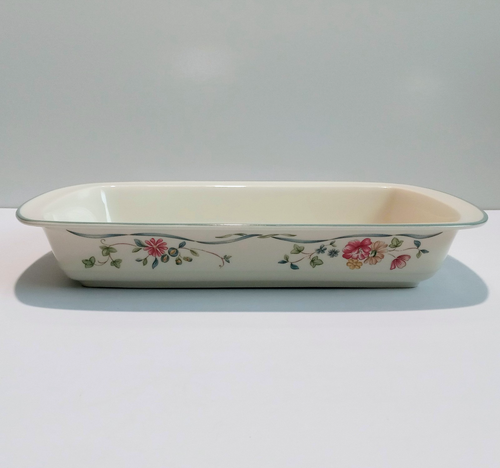 Lenox Country Cottage Courtyard 13.5"X8.5" Rectangular Lasagna Pan ...