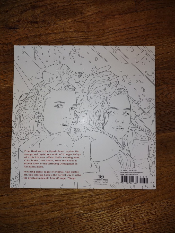 Stranger Things: the Official Coloring Book by Netflix (2022, Trade ...