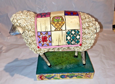 Vintage Jim Shore Sheep "Peace In The Valley" Quilt Heartwood Creek ...