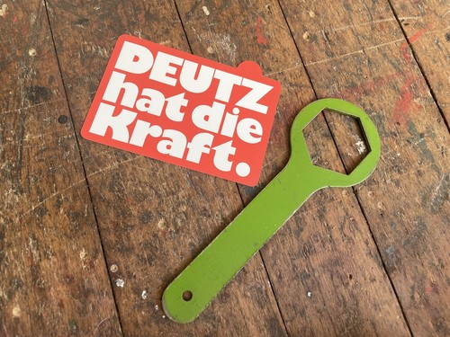 Deutz / Adesivo / 12x8cm / " Deutz Hat La Kraft " / Siebdruckqualität ...