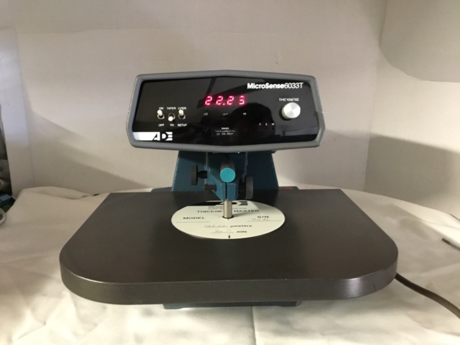 Microsence ADE 6033T Wafer Tester Thickness Measuring Gauge Great for ...