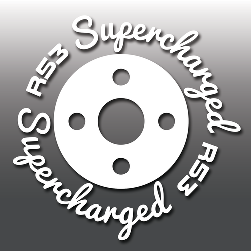 1x Mini Cooper S R53 Round Supercharged Signature Car Vinyl Decal ...