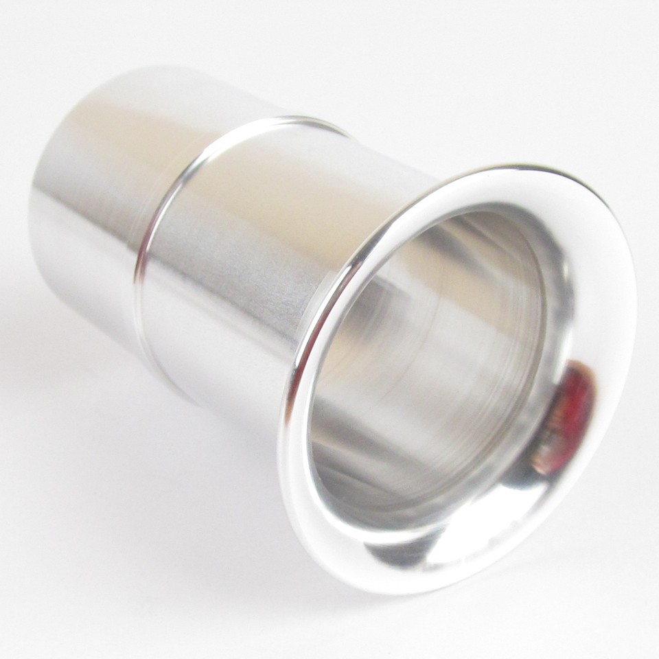 Weber 45 DCOE slot in polished alloy trumpet ram pipe stack 50mm long ...