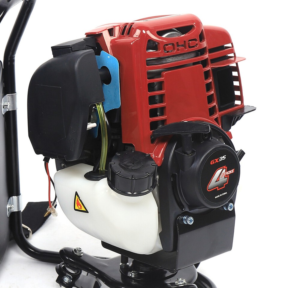 3IN1 Backpack 4-Stroke Cultivator Tiller Lawn Mower Brush Cutter Hedge ...