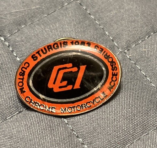 1983 Sturgis Custom Chrome CCI Motorcycle Accessories Pin | eBay