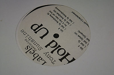 Labels Featuring Tony Sunshine "Hold Up" RARE SEALED NEW WHITE LABEL ...