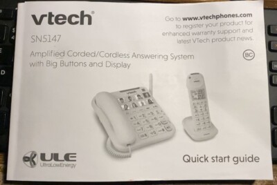 Use VTech Phone Model: SN5147 | eBay