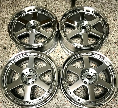 18 inch JDM Volk Ray GT-P wheels 18x8 +42 18x9 +48 rims 5x114.3 Rare ...