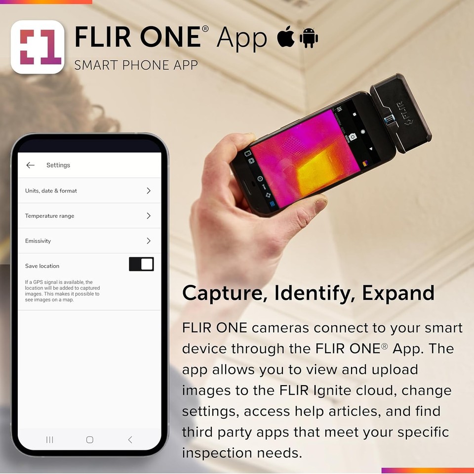 FLIR ONE Thermal Imaging Camera USB-C for Android 240x180 IR | eBay UK