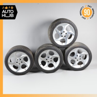 Mercedes R230 SL500 SL600 8.5 / 9.5 x 18 18" Wheel Rim Rims Set ...