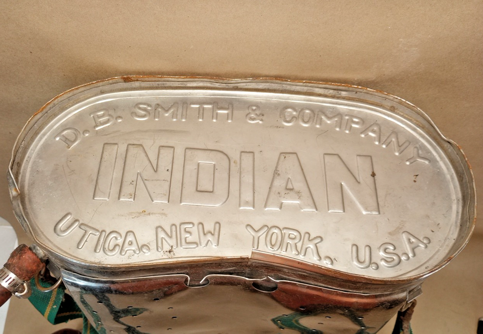 Vintage D.B. Smith Indian Backpack Brush Fire Extinguisher with Hand ...