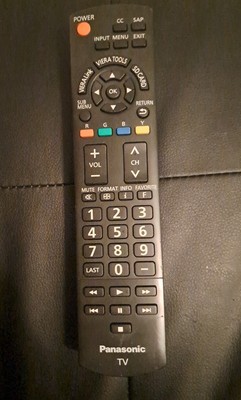 Original OEM PANASONIC Television N2QAYB 000321 TV Remote Control | eBay
