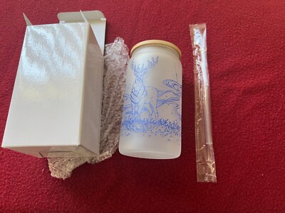 The Wizarding Trunk Harry Potter DRINKING Glass Cup PATRONUS STAG DEER ...